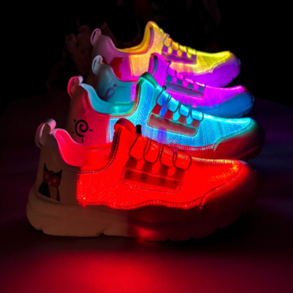 The Get Lit Custom Rechargeable Shoes - Blue Sky Marketing